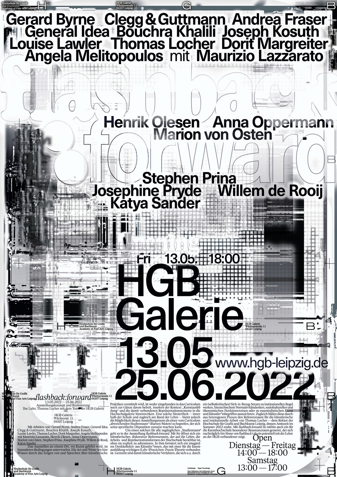 “flashback:forward”, 2022, by Hagen Tanneberger for 100 beste Plakate ...