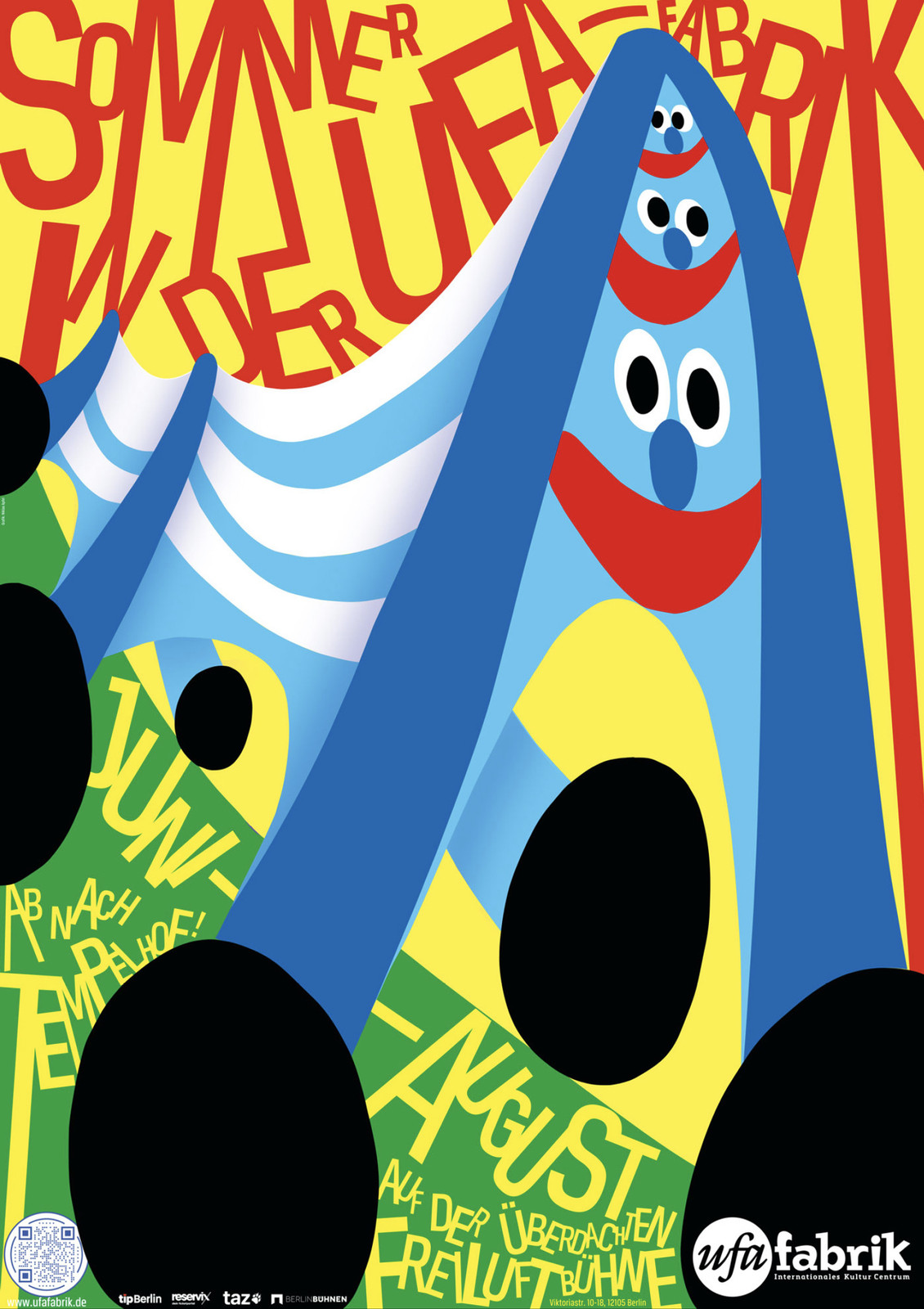 “Aerocircus”, 2023, by Stahl R for 100 beste Plakate - typo/graphic posters