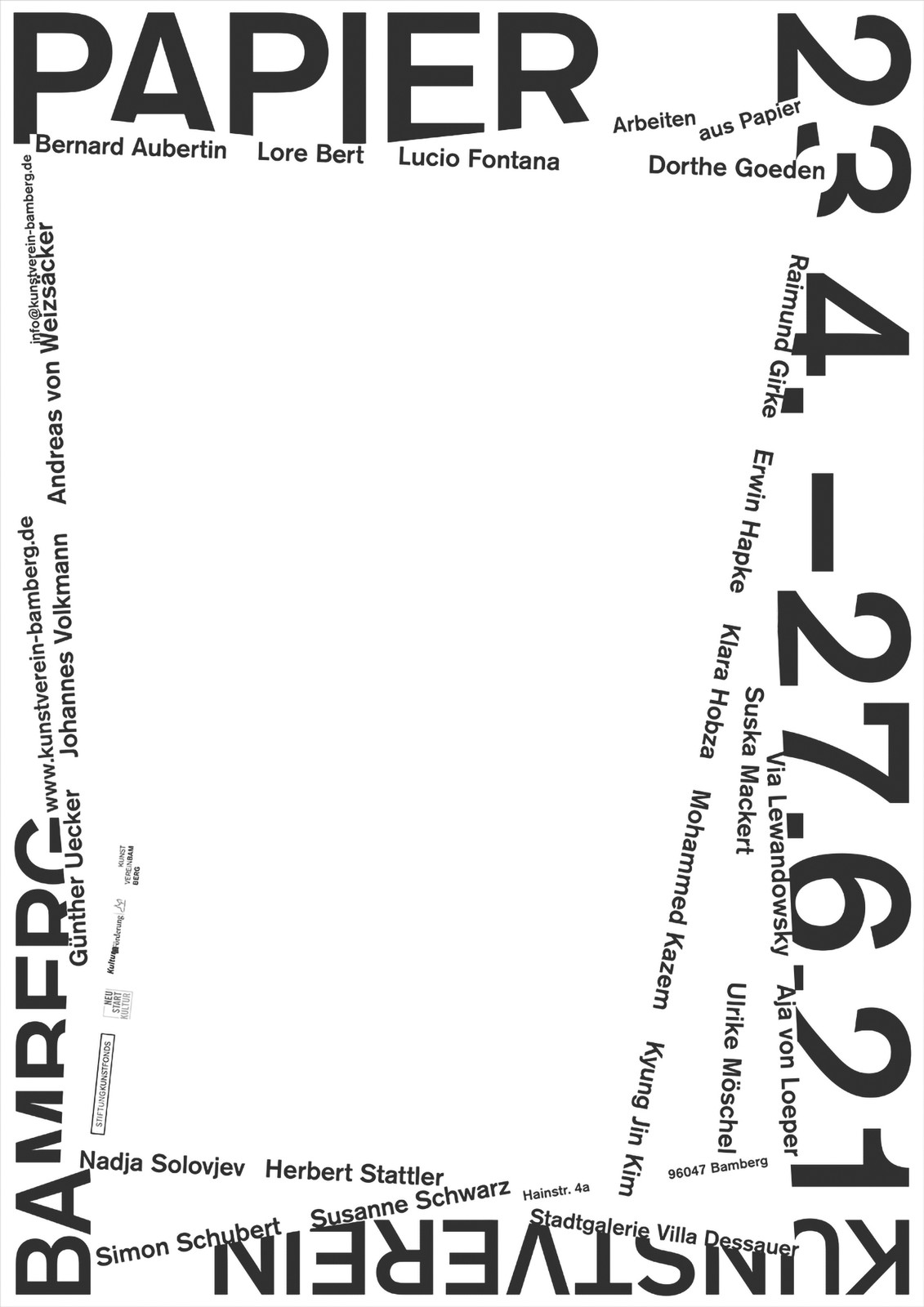 “PAPIER”, 2021, by 2xGoldstein - typo/graphic posters