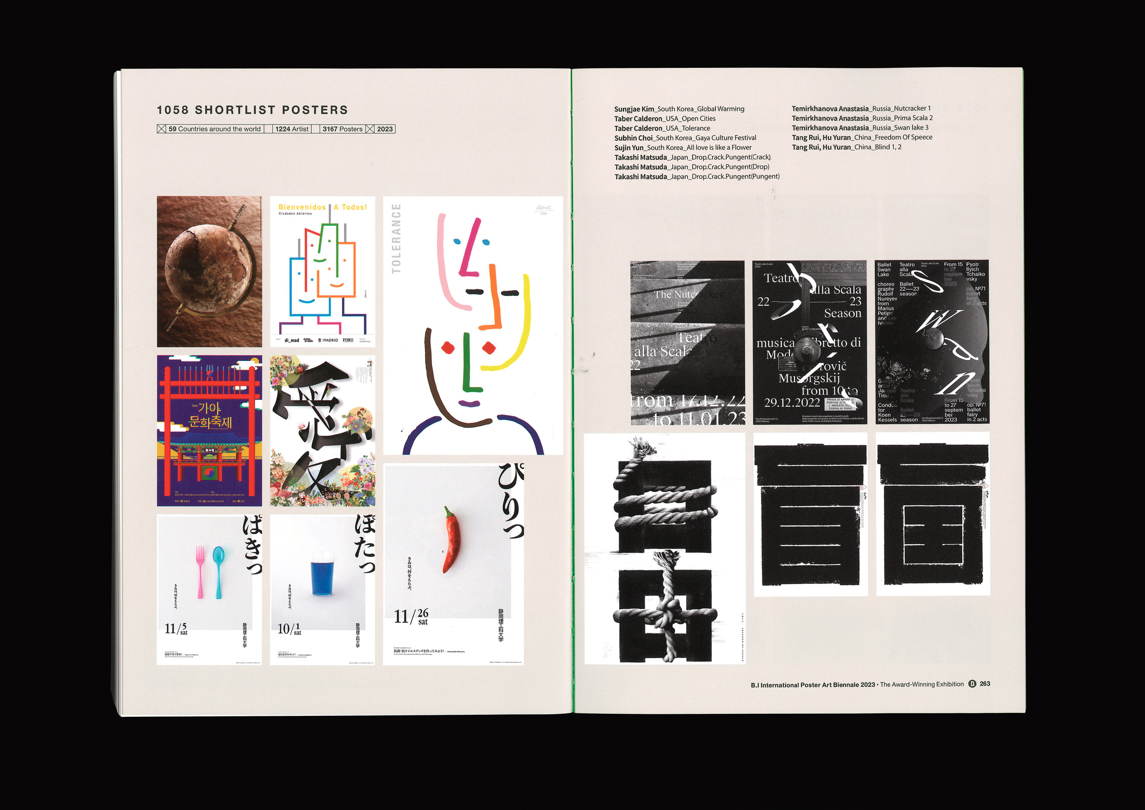 “Prima Scala”, 2022, by Anastasia Temirkhan - typo/graphic posters