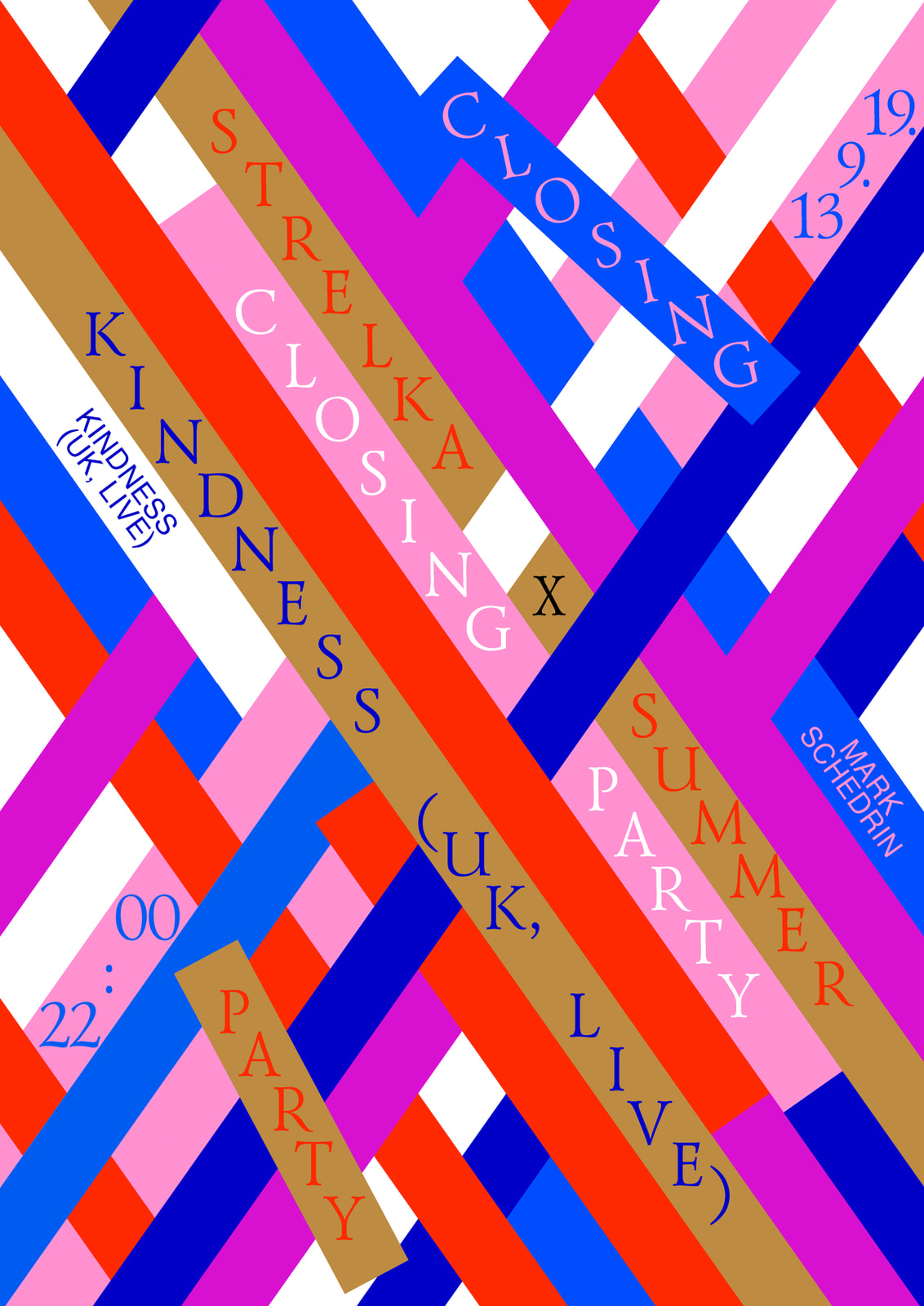 “Strelka”, 2019, by Anna Kulachek - typo/graphic posters