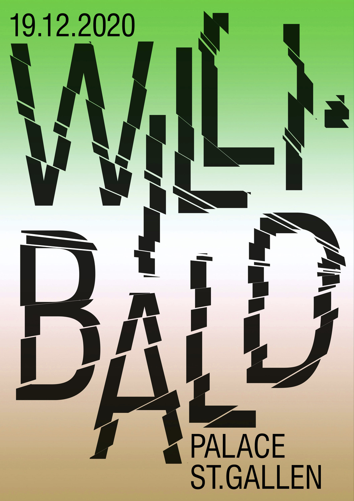 “Wild Thing”, 2020, by Studio Anna Haas - typo/graphic posters