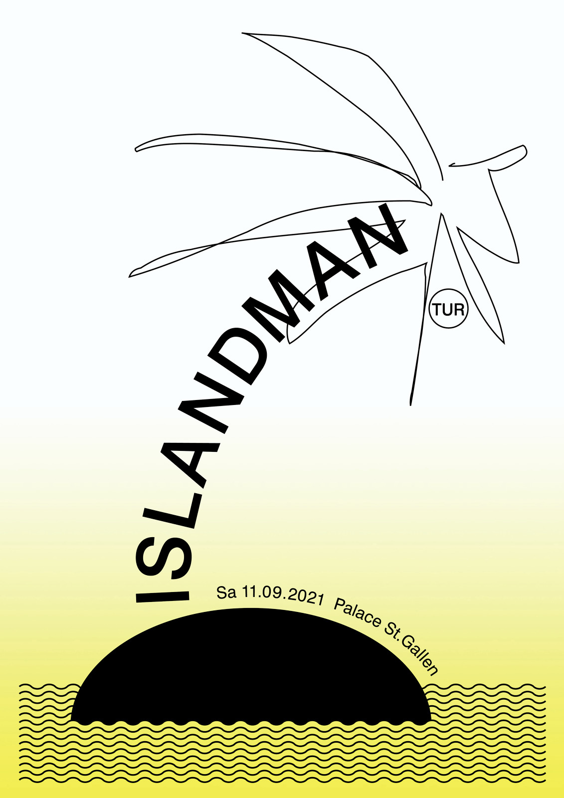 “Islandman”, 2021, by Studio Anna Haas - typo/graphic posters