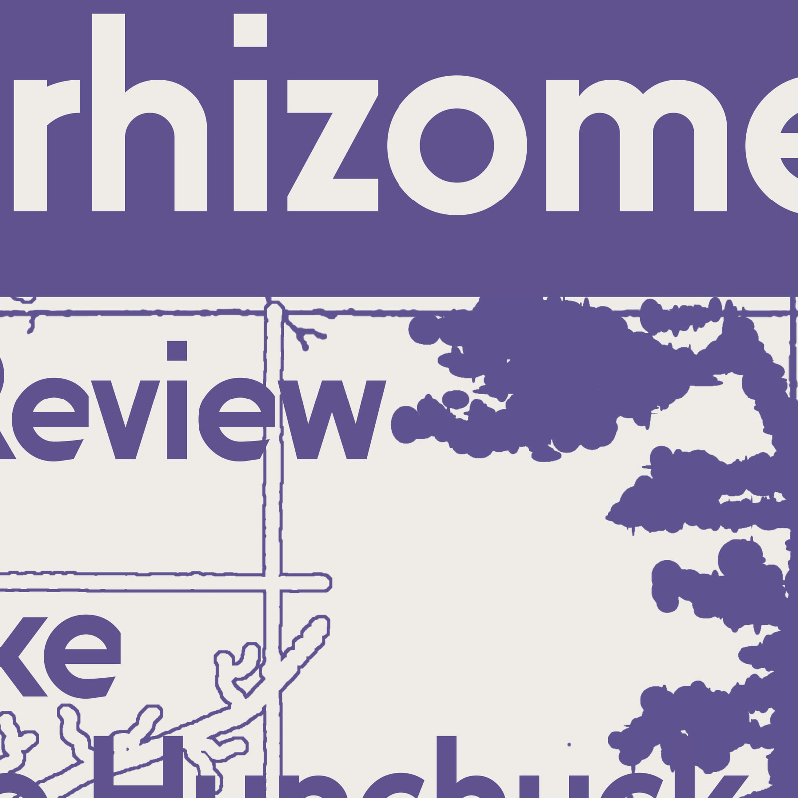 “Studio Rhizome at ETH Zurich”, 2023, by BANK™ - typo/graphic posters
