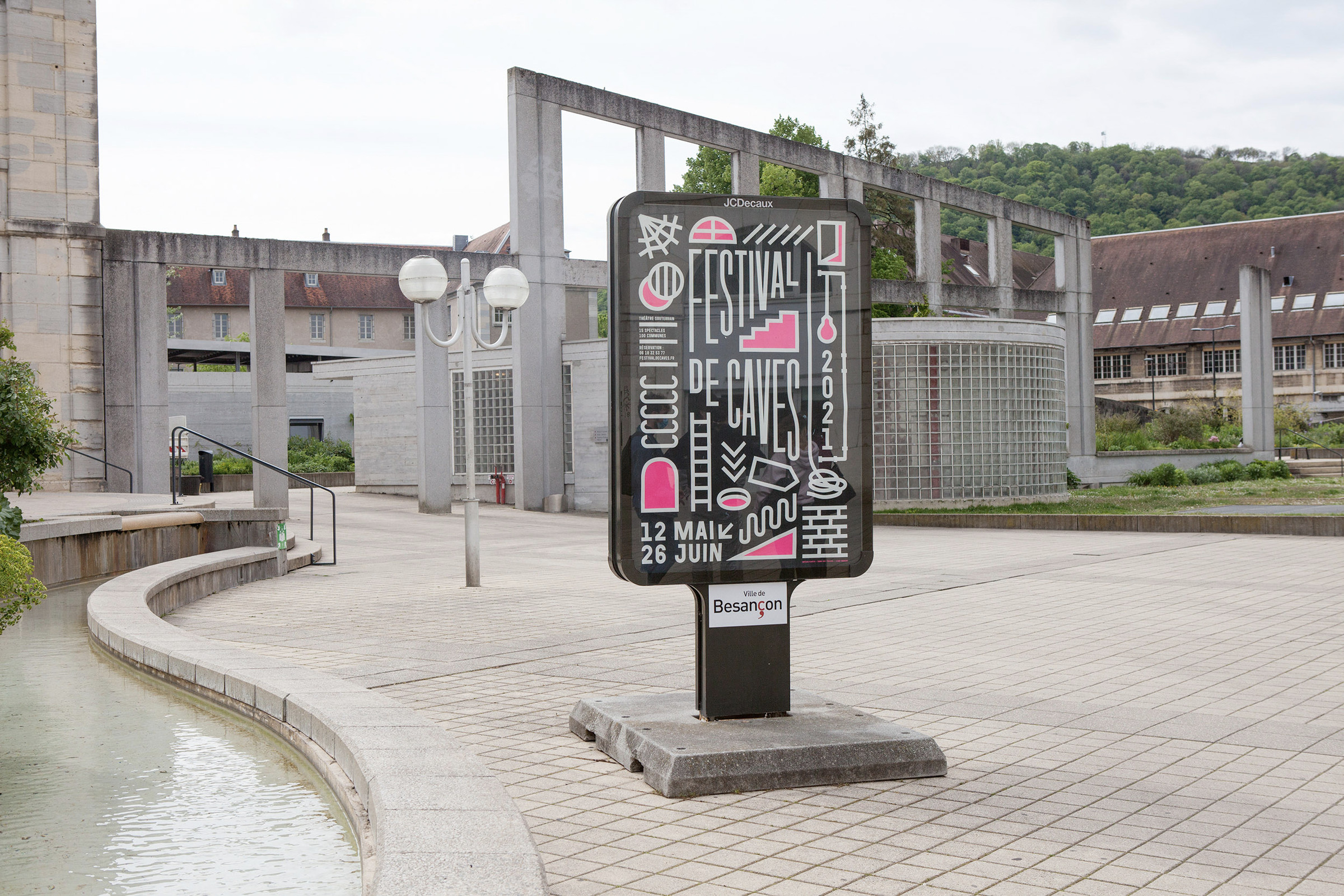 “Festival de Caves édition 2021”, 2021, by Baptiste Plantin, thomas Huot Marchand - typo/graphic ...