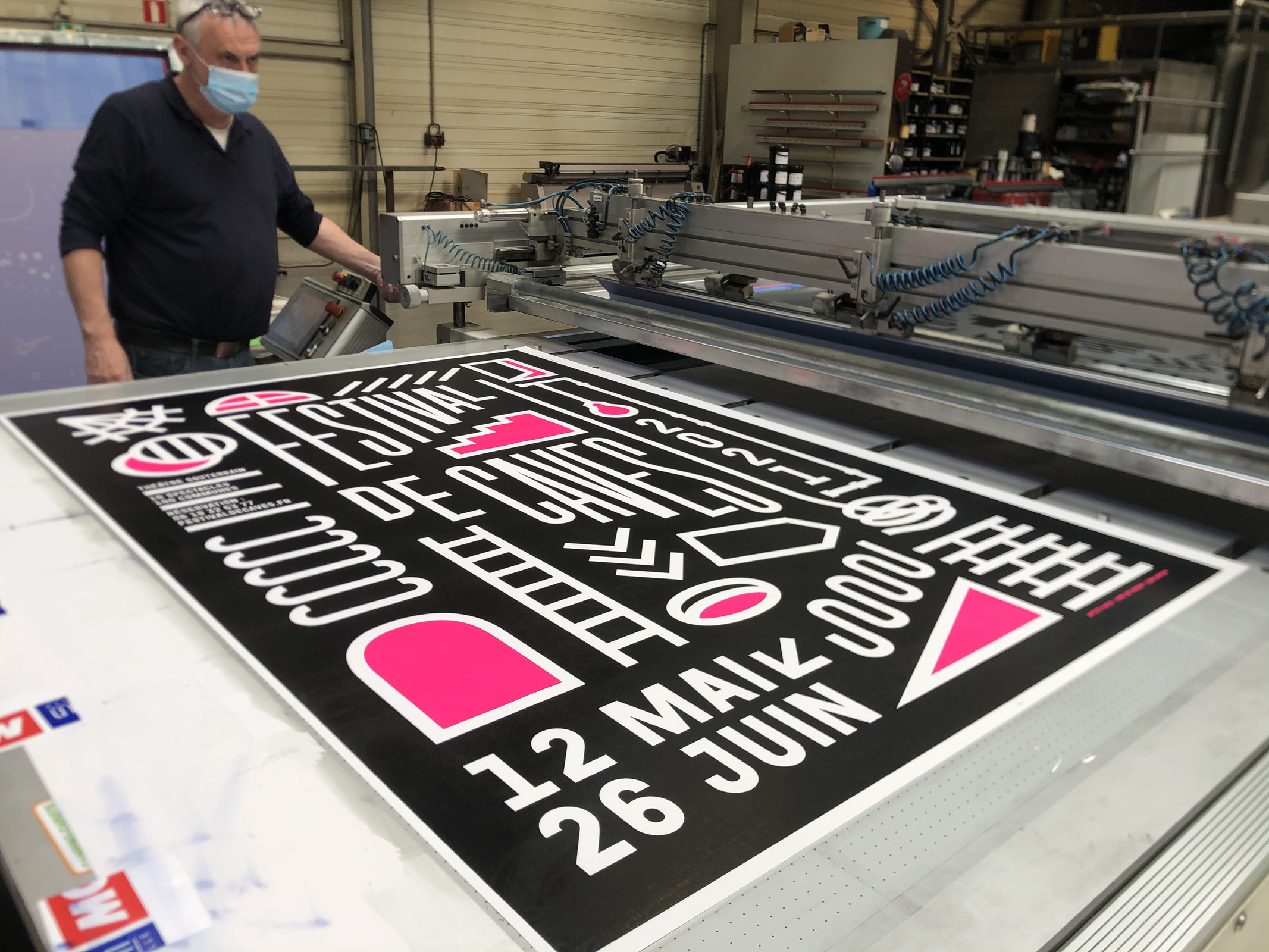 “Festival de Caves édition 2021”, 2021, by Baptiste Plantin, thomas Huot Marchand - typo/graphic ...