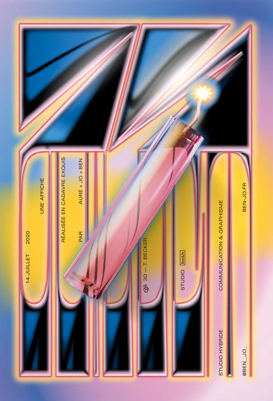 “Campagne Ben&Jo”, 2020, by Ben&Jo - typo/graphic posters