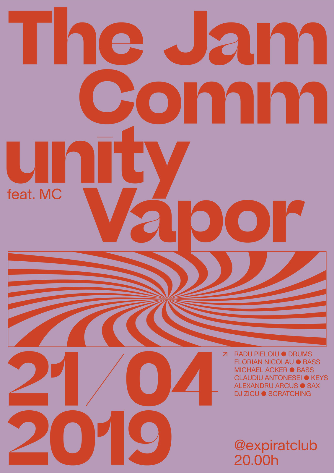 “The Jam Community”, 2019, by bogdan ceausescu - typo/graphic posters