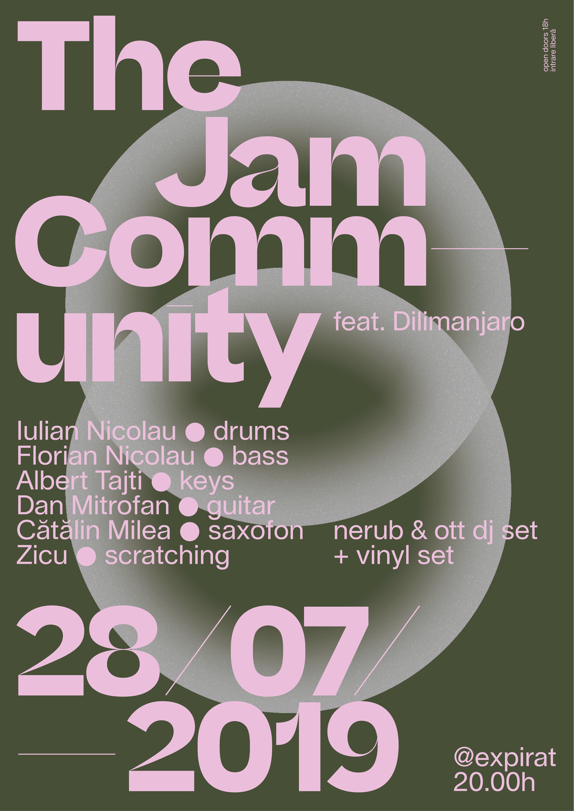 “The Jam Community”, 2019, by bogdan ceausescu - typo/graphic posters