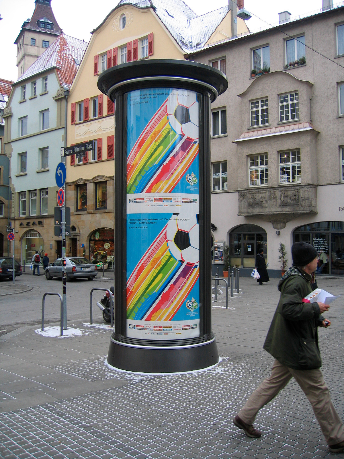 “FIFA Host City Stuttgart”, 2004, by Daniel Wiesmann - typo/graphic posters