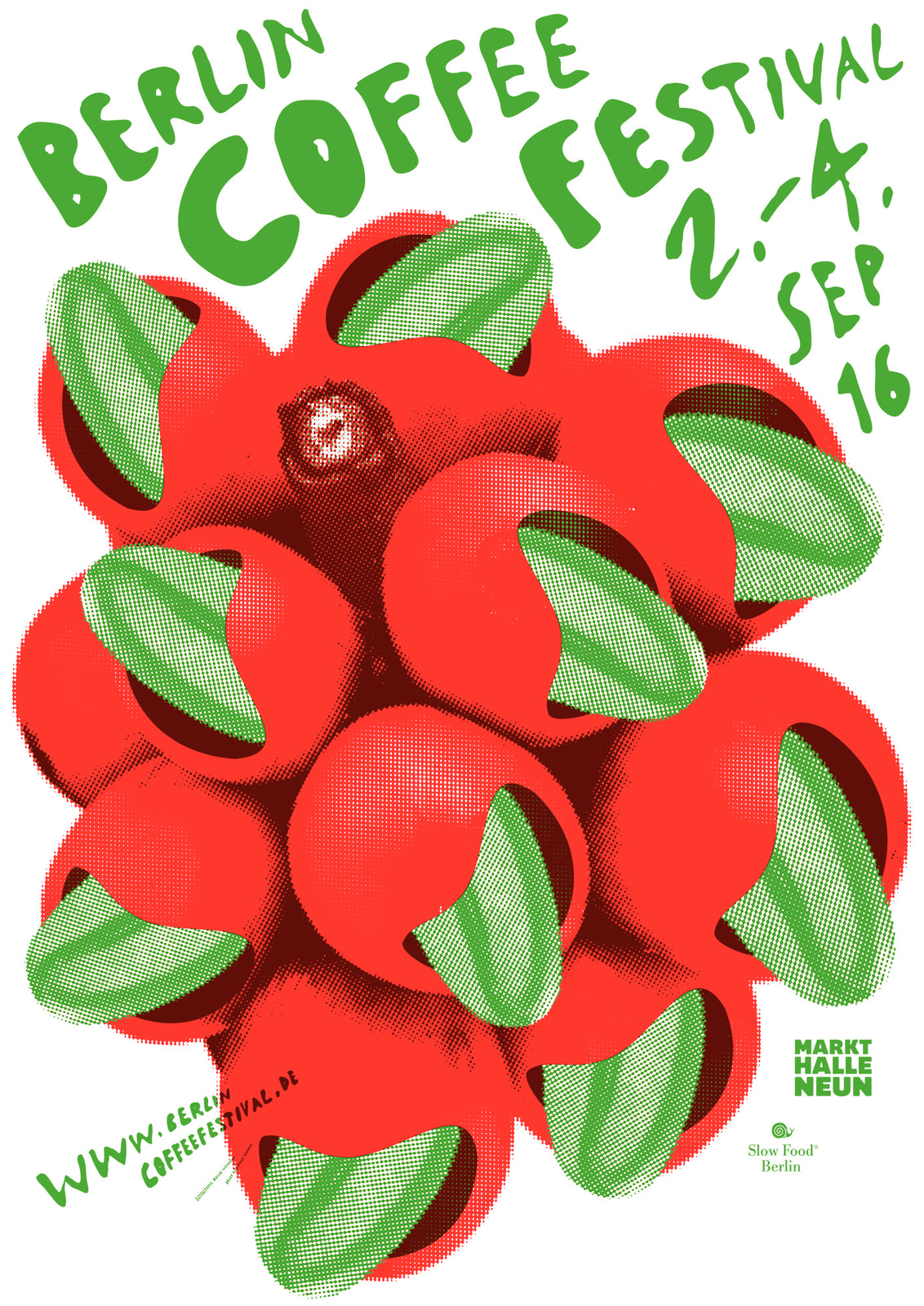 “Berlin Coffee Festival”, 2016, by Daniel Wiesmann - typo/graphic posters
