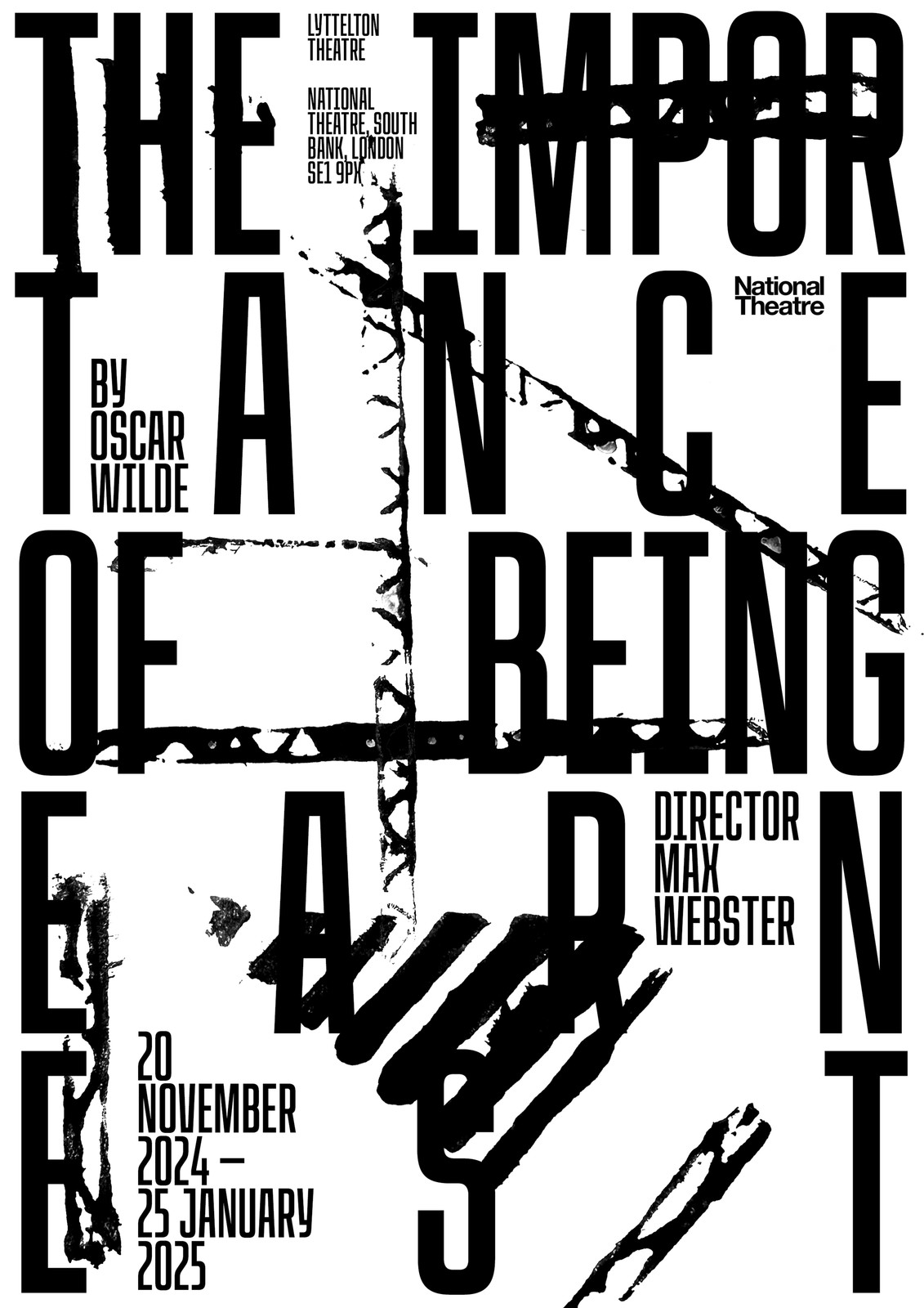 “Rant”, 2024, by Elena Byalaya - typo/graphic posters