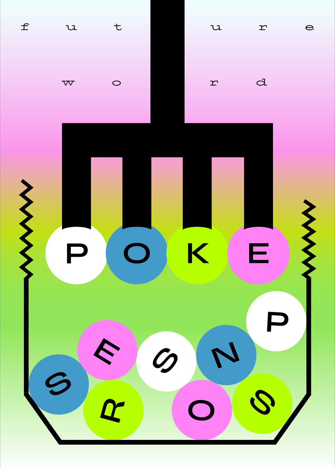 “Arena Alive ”, 2024, by Eleni Dafini Bacula - typo/graphic posters