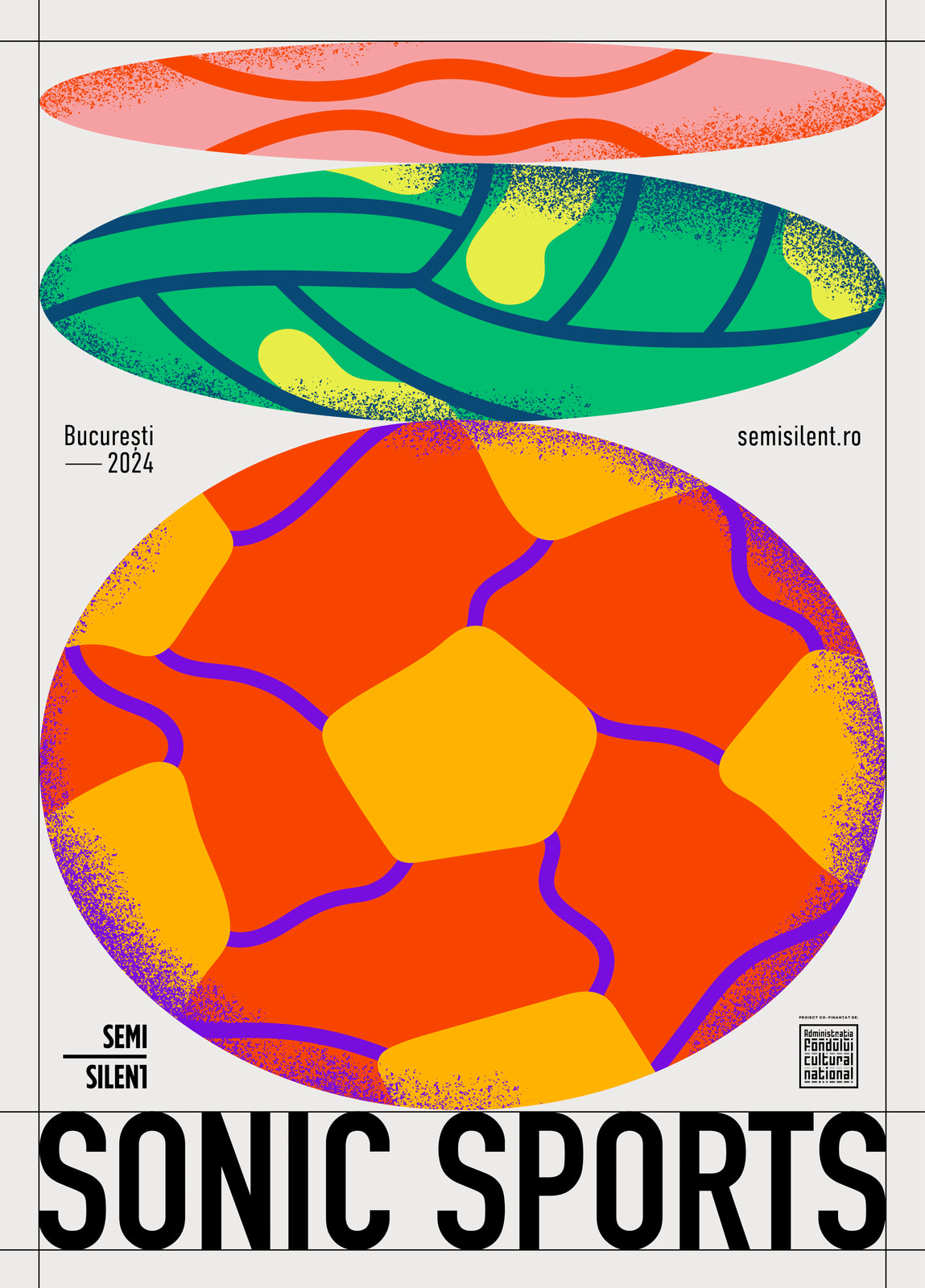 “Sonic Sports”, 2024, by Eleni Dafini Bacula - typo/graphic posters