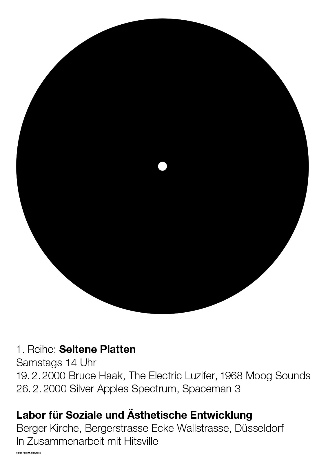“Labor”, 2002, by fons hickmann - typo/graphic posters