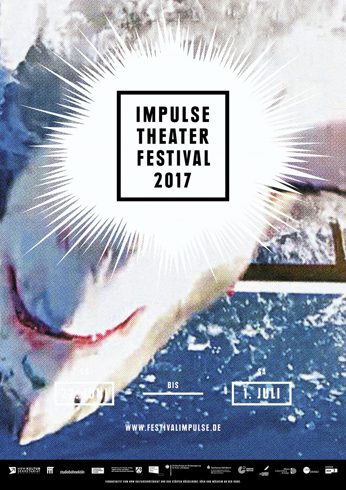 “Impulse Theater Festival”, 2017, by fons hickmann, Björn Wolf - typo/graphic posters