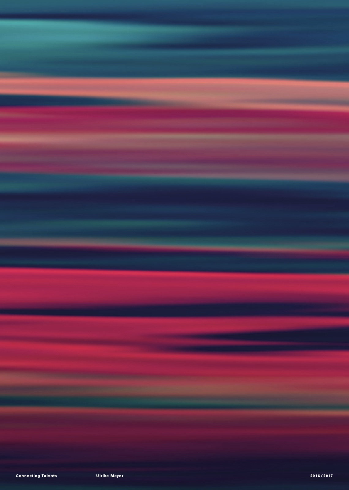 “Connecting Talents”, 2014, by fons hickmann - typo/graphic posters