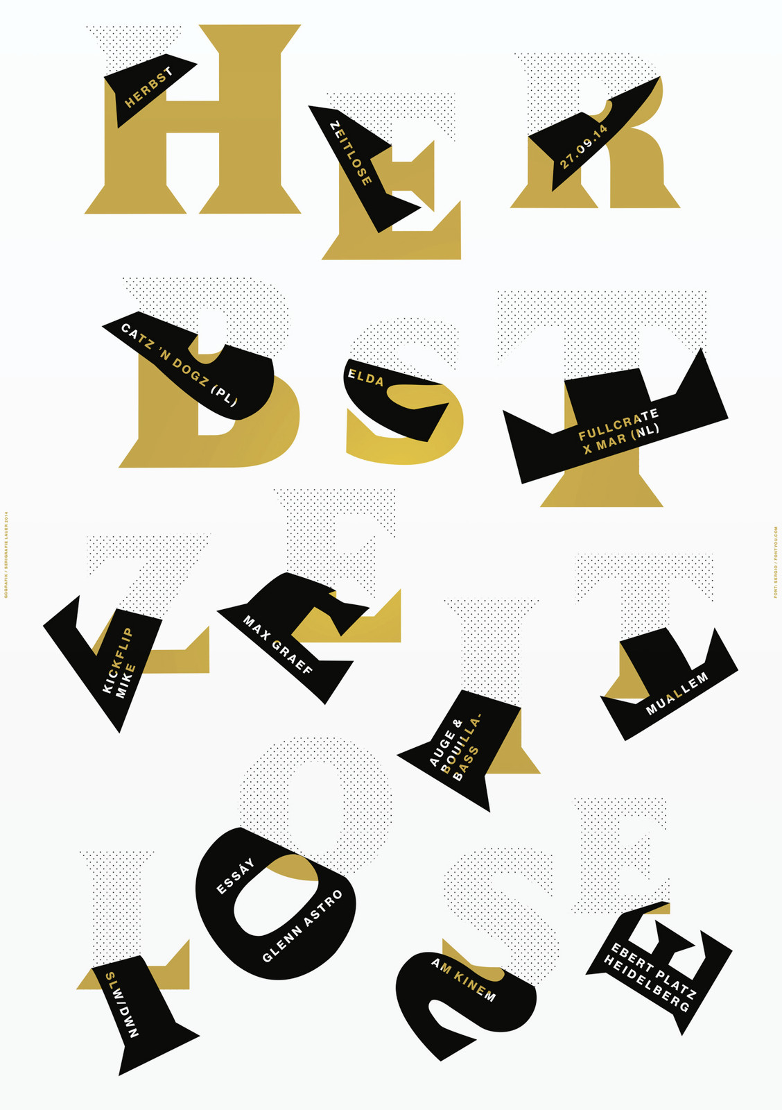 “Transit”, 2014, by Götz Gramlich - typo/graphic posters