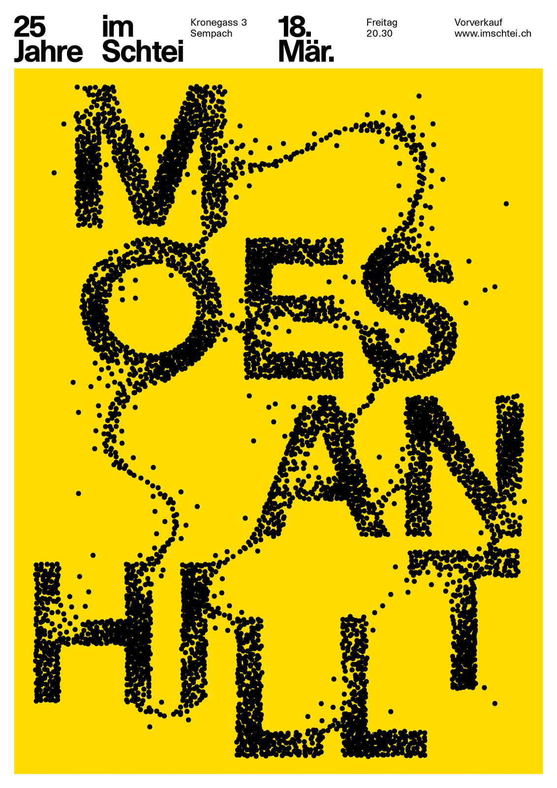 “Moe's Anthill”, 2022, by Erich Brechbühl for im schtei - typo/graphic ...