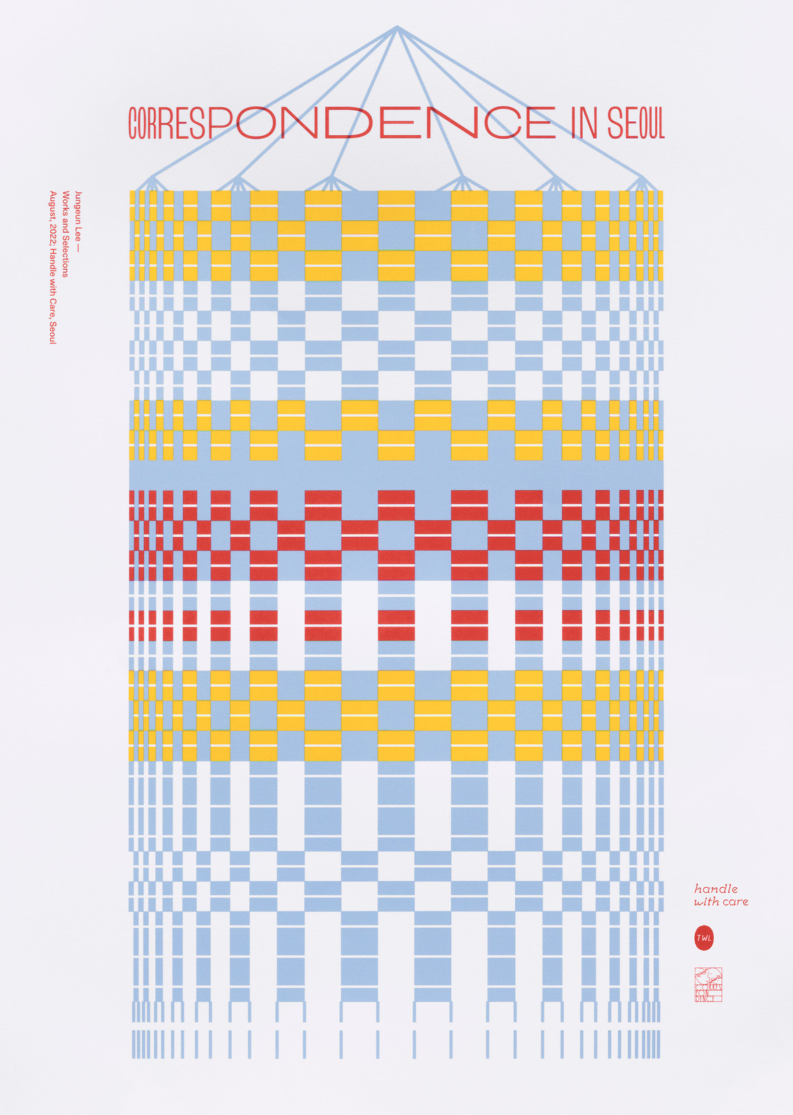 “Correspondence in Seoul”, 2022, by Jaemin Lee - typo/graphic posters