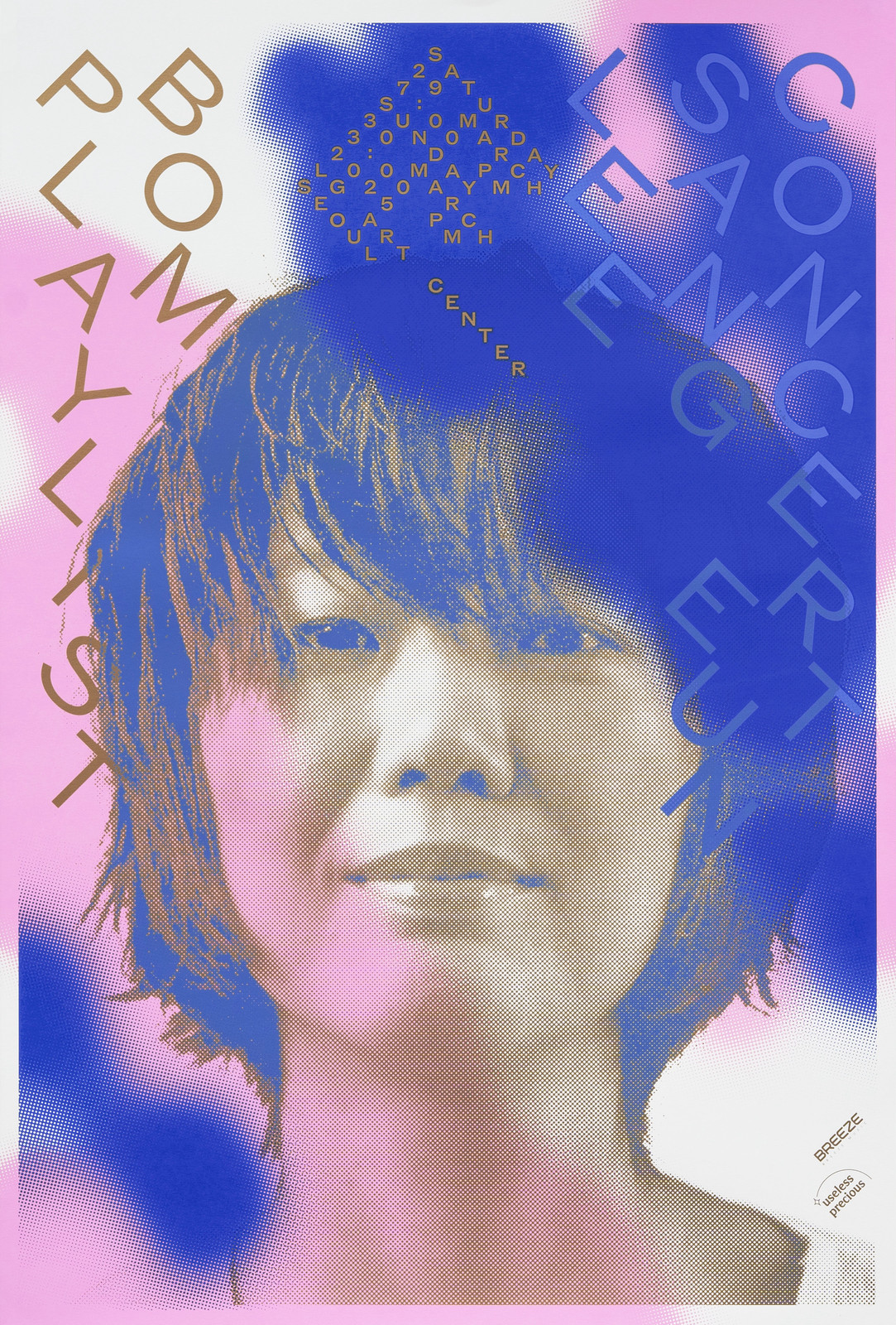 “Night Flight”, 2024, by Jaemin Lee - typo/graphic posters