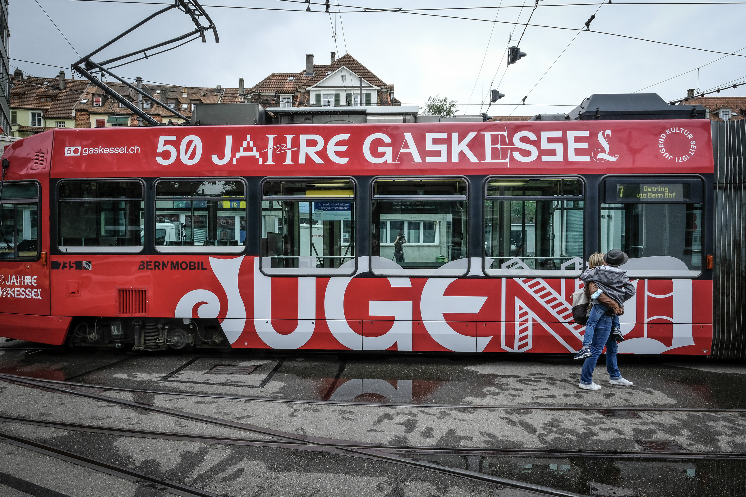 “50 Years Gaskessel Bern”, 2021, by Kai Matthiesen - typo/graphic posters