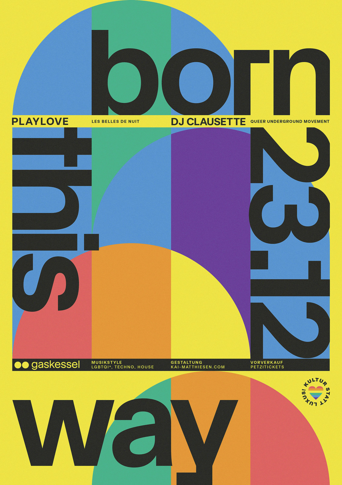 “Born This Way (LGBTQI) ”, 2022, by Kai Damian Matthiesen - typo ...