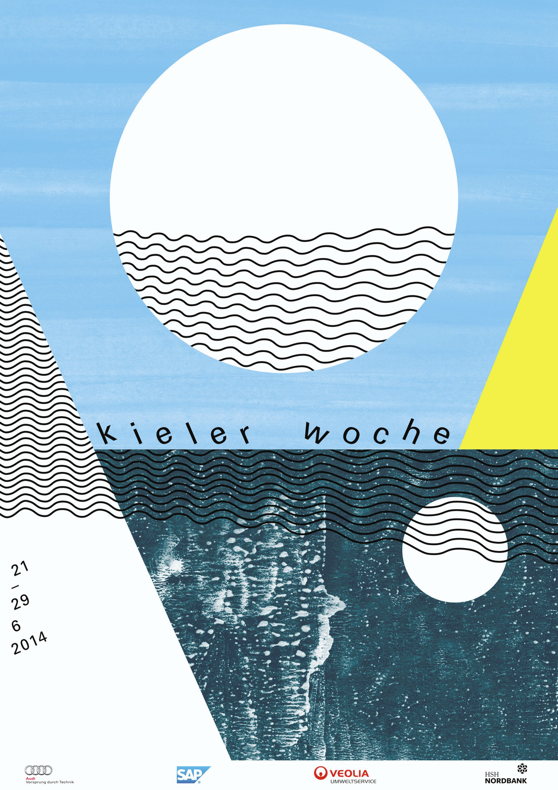 2014, by Harmen Liemburg for Kieler Woche - typo/graphic posters