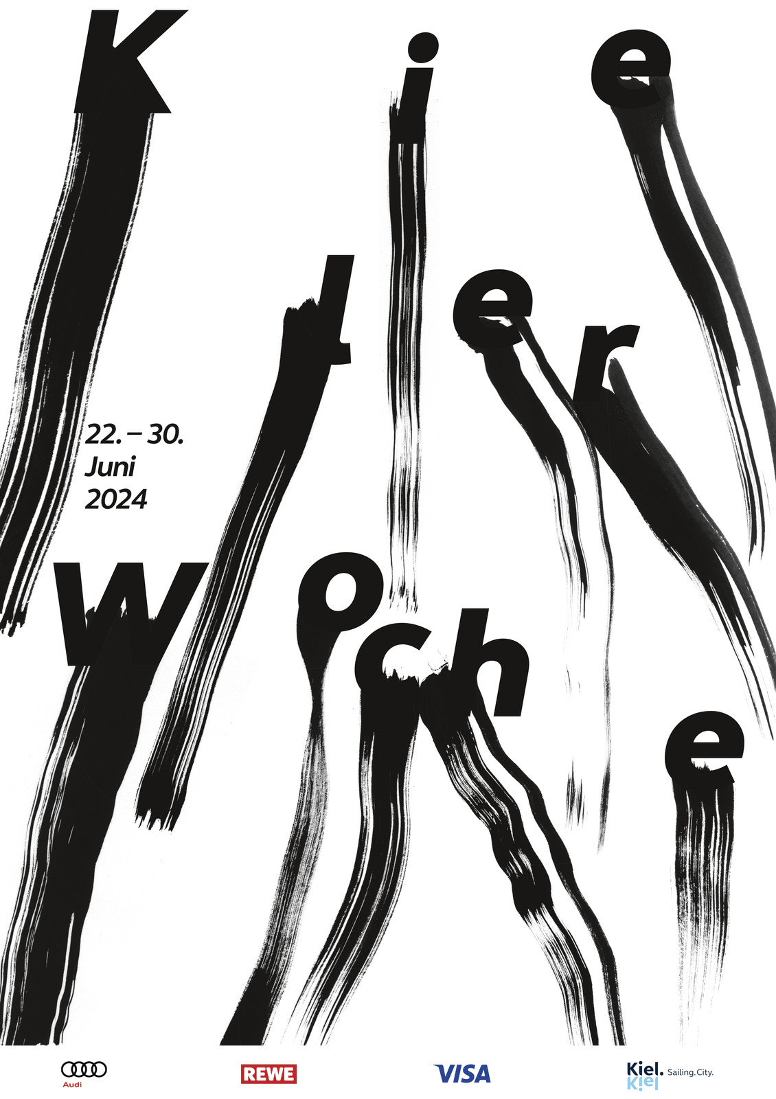 2024, by hesign International for Kieler Woche - typo/graphic posters