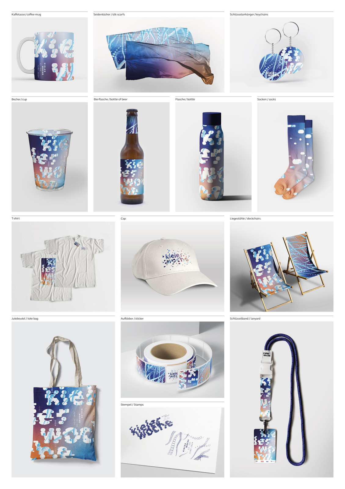 2024, by Muthesius Kunsthochschule for Kieler Woche - typo/graphic posters