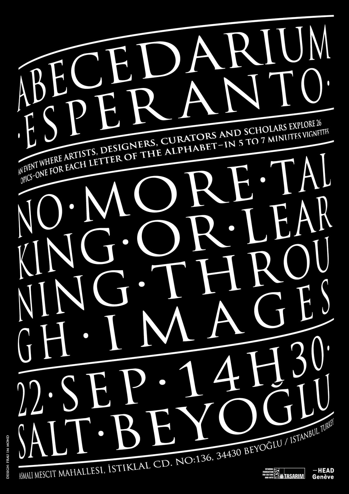 “Abecedarium Esperanto”, 2018, by Frau im Mond - typo/graphic posters