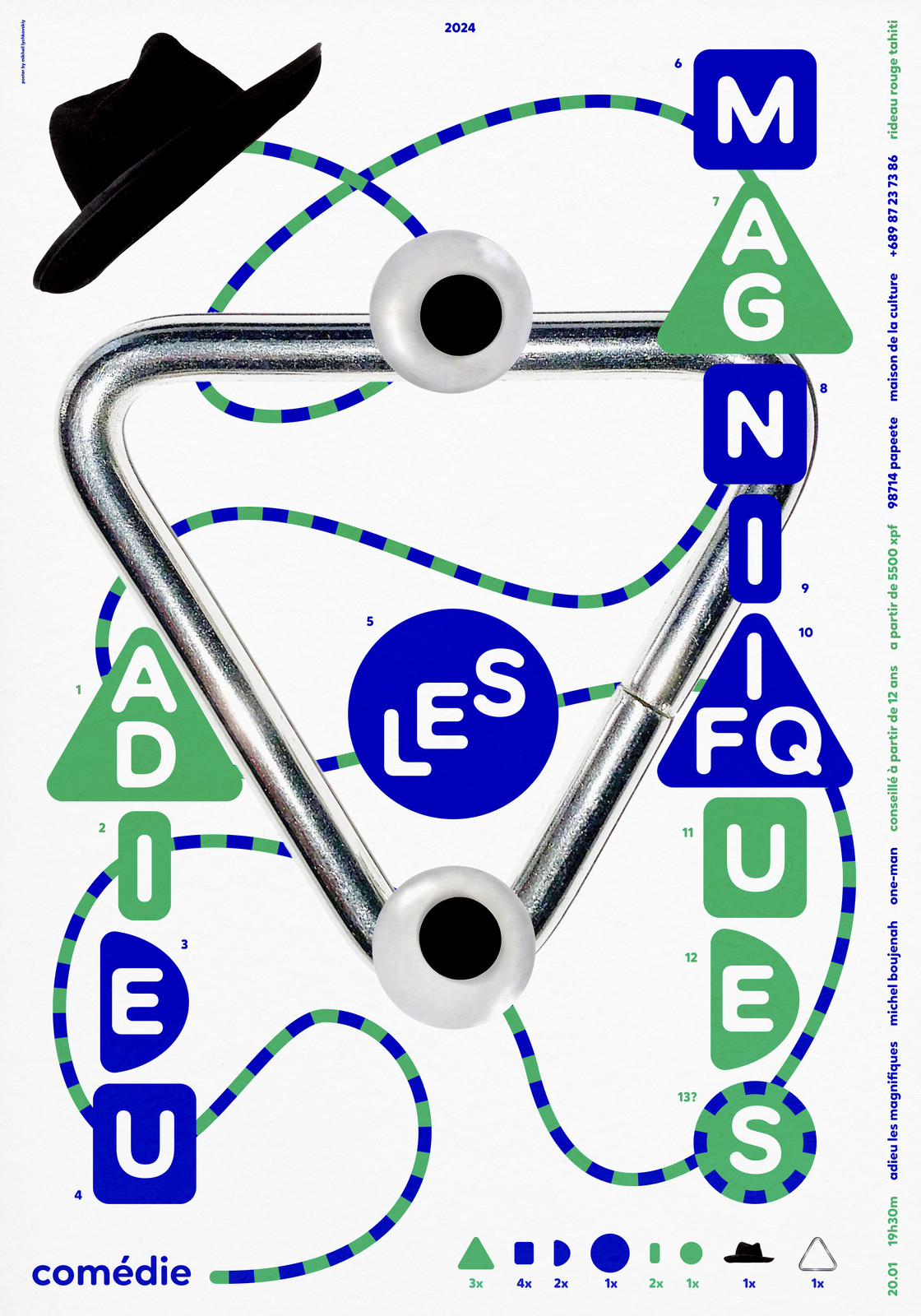 “adieu les magnifiques”, 2023, by Mikhail Lychkovskiy - typo/graphic ...