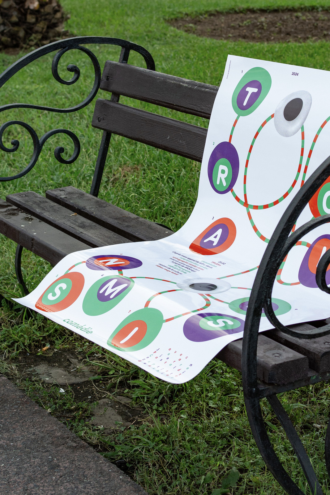 “transmission”, 2023, by Mikhail Lychkovskiy - typo/graphic posters