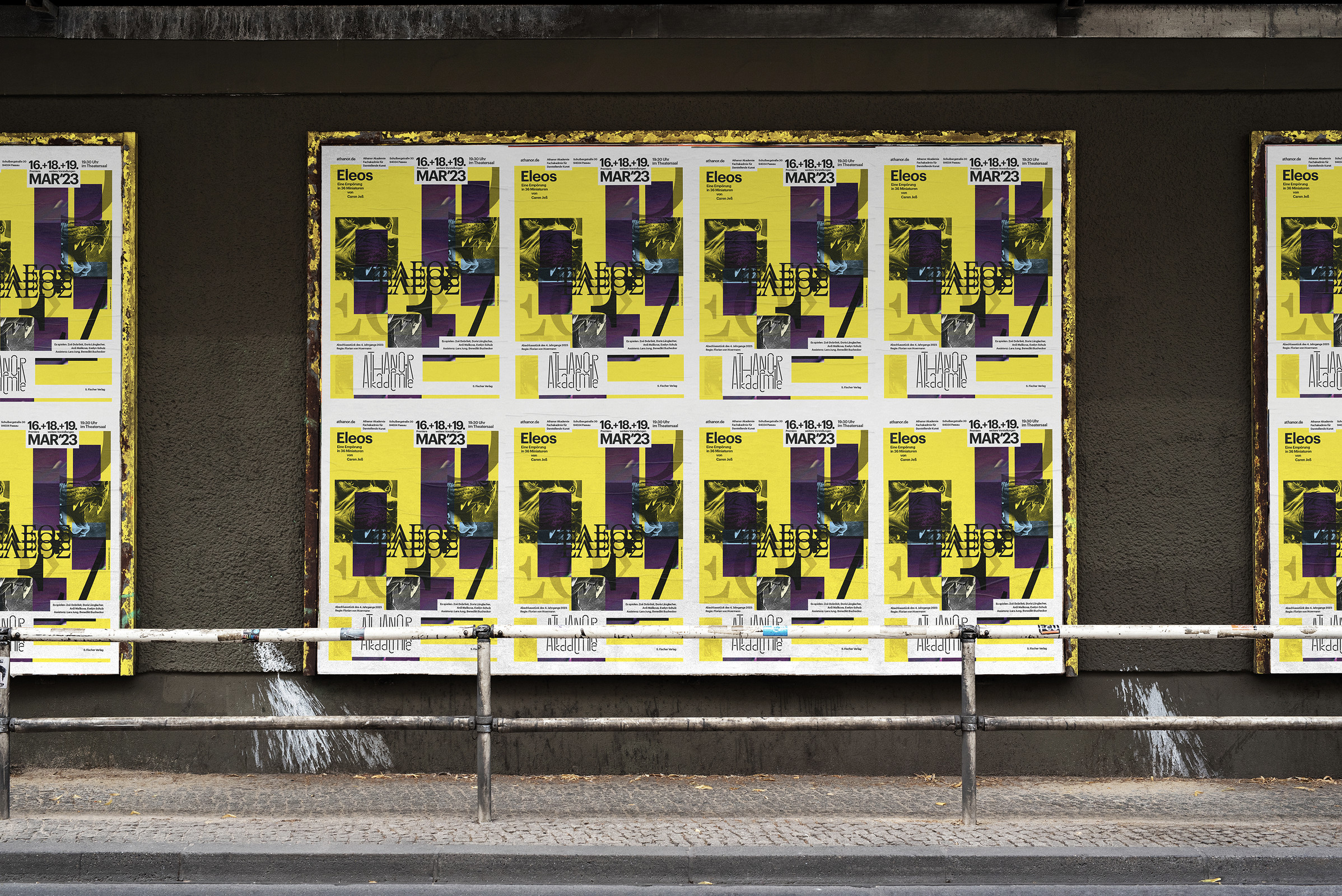 “Poster series academic year 22/23”, 2023, by manuel kreuzer - typo ...