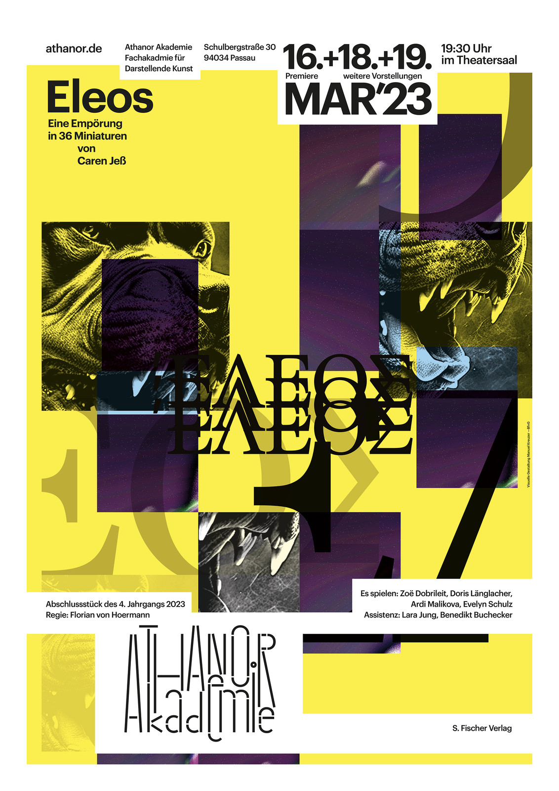 “Poster series academic year 22/23”, 2023, by manuel kreuzer - typo ...