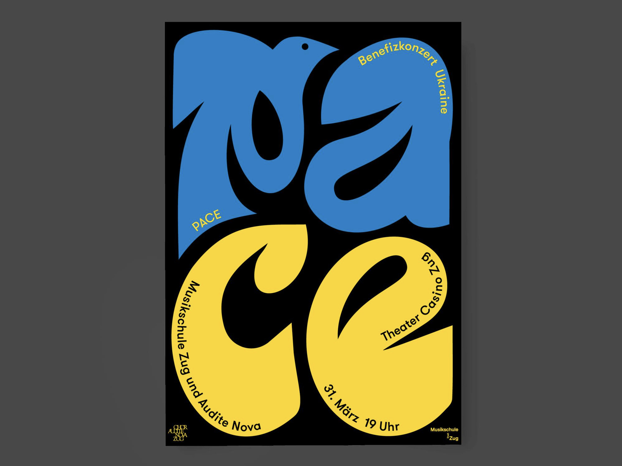“PACE”, 2022, by Michael Speranza - typo/graphic posters