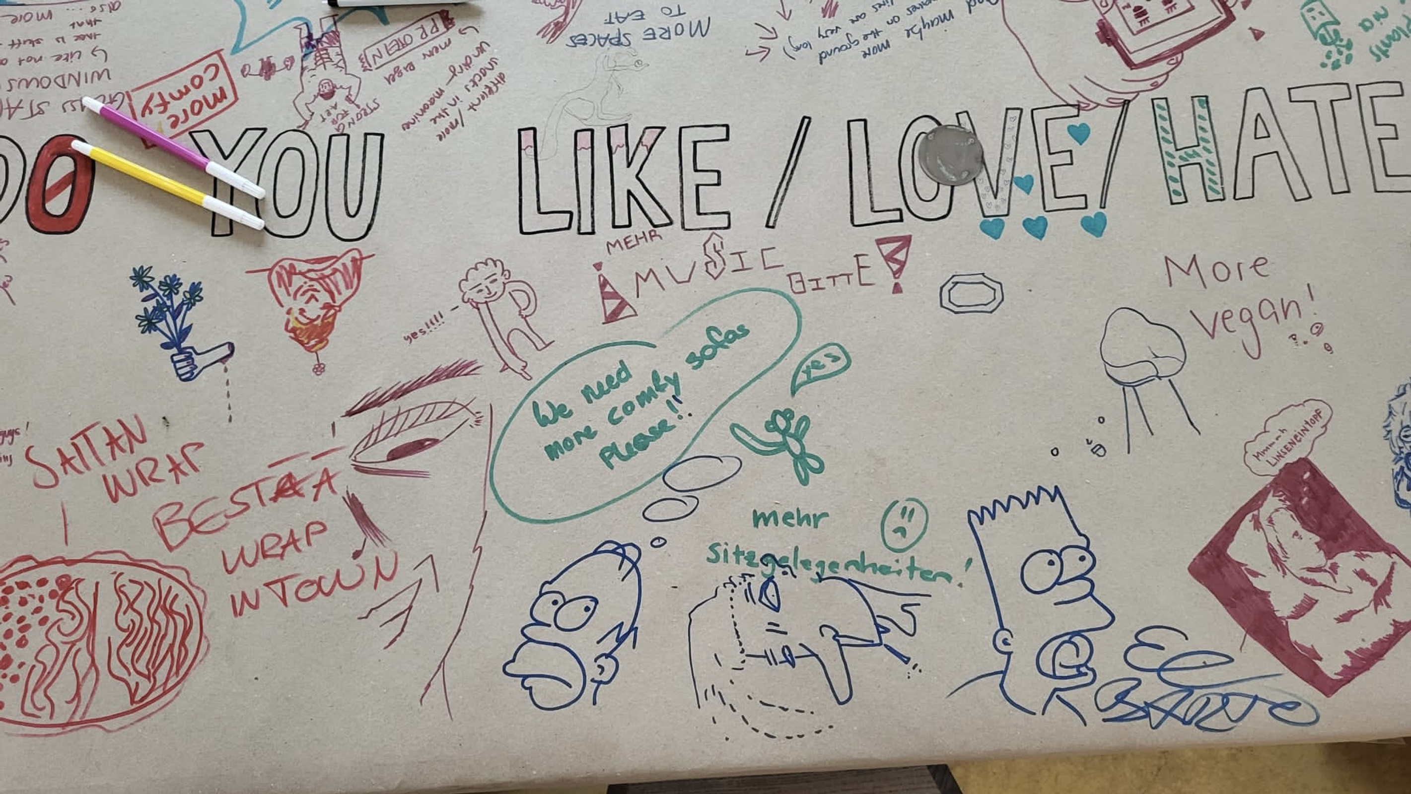 “Talk to the Table”, 2023, by Michael Speranza - typo/graphic posters