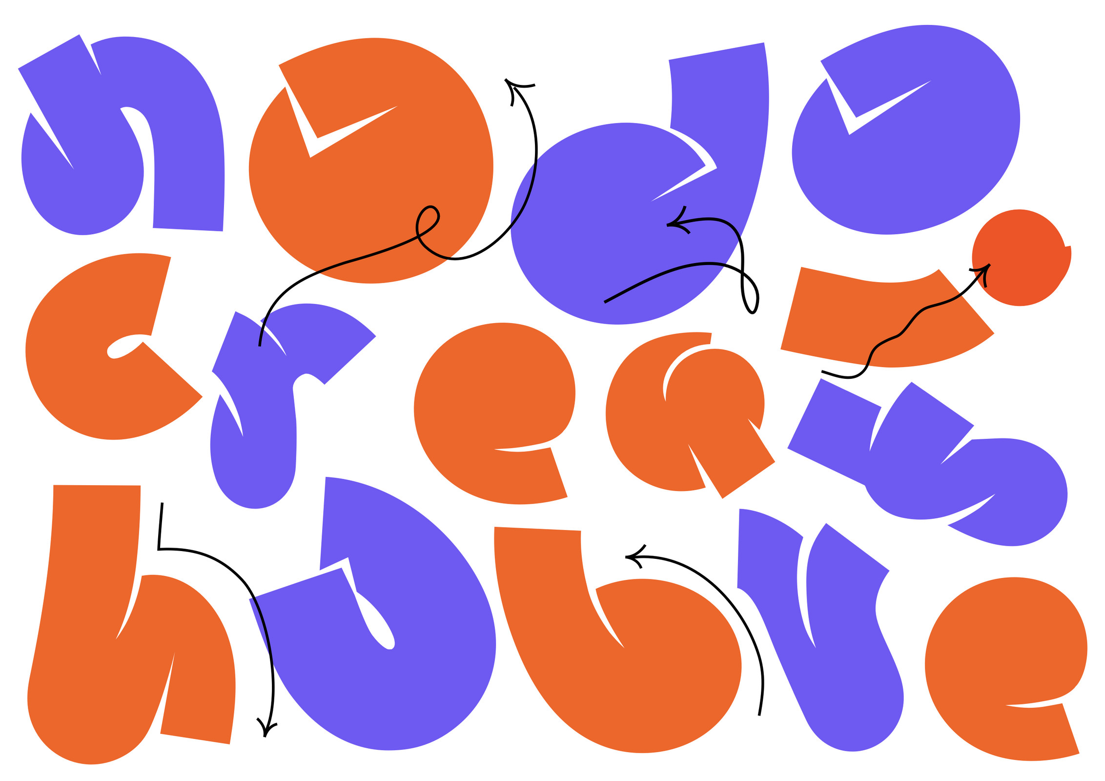 “Nodo – Creative Hub”, 2024, by Michael Speranza - typo/graphic posters