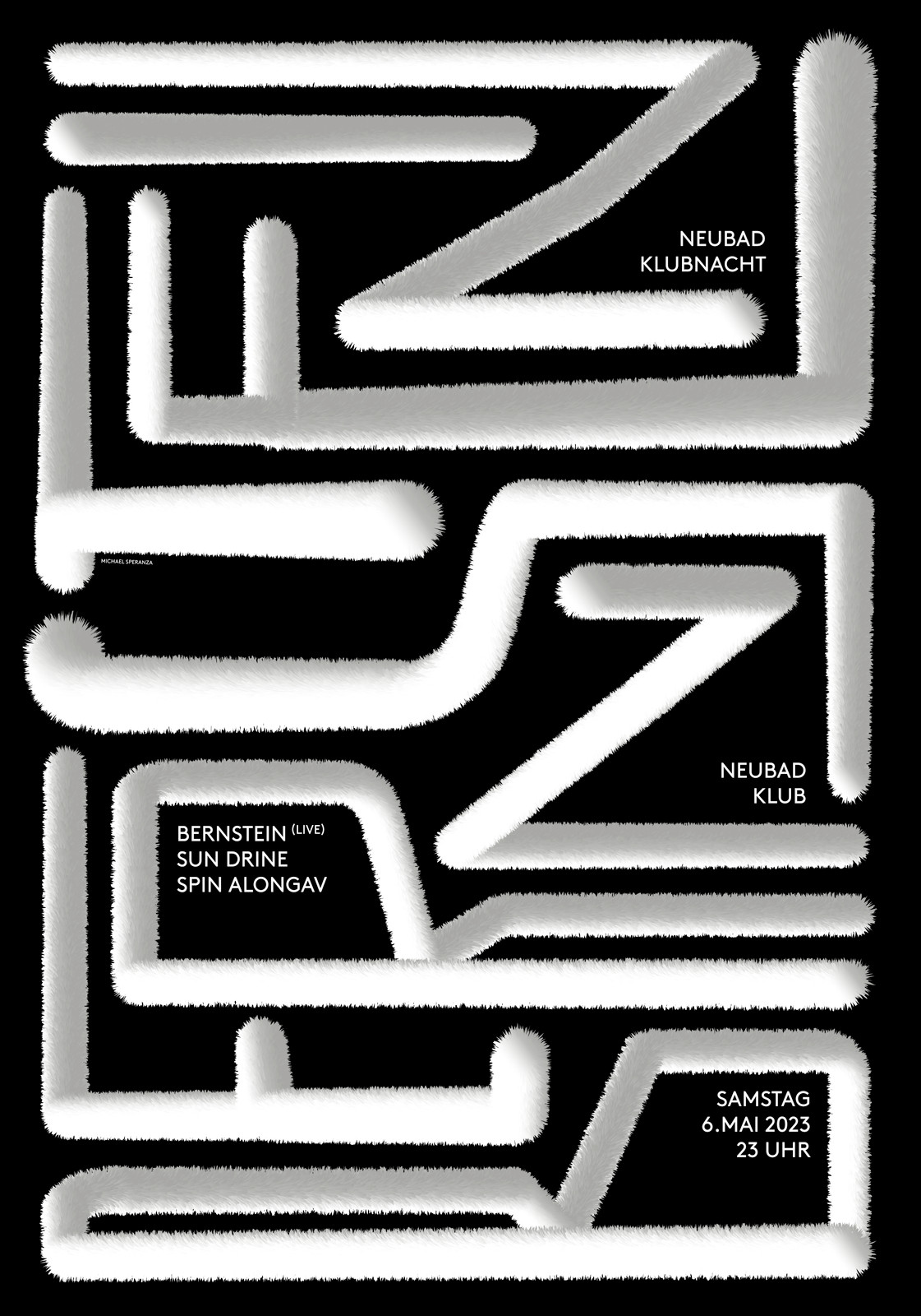 “Experimental newspaper poster series”, 2023, by Michael Speranza ...