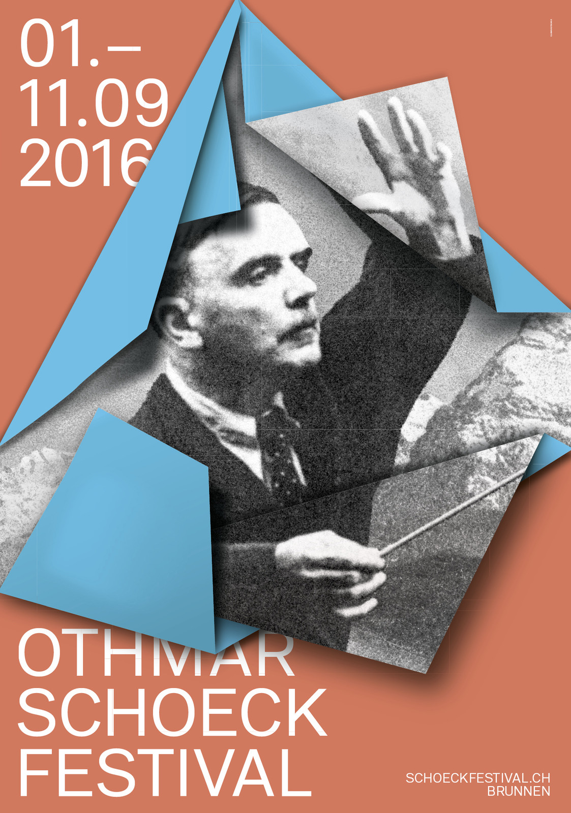 “Klappe die Erste!”, 2015, by Michael Speranza - typo/graphic posters