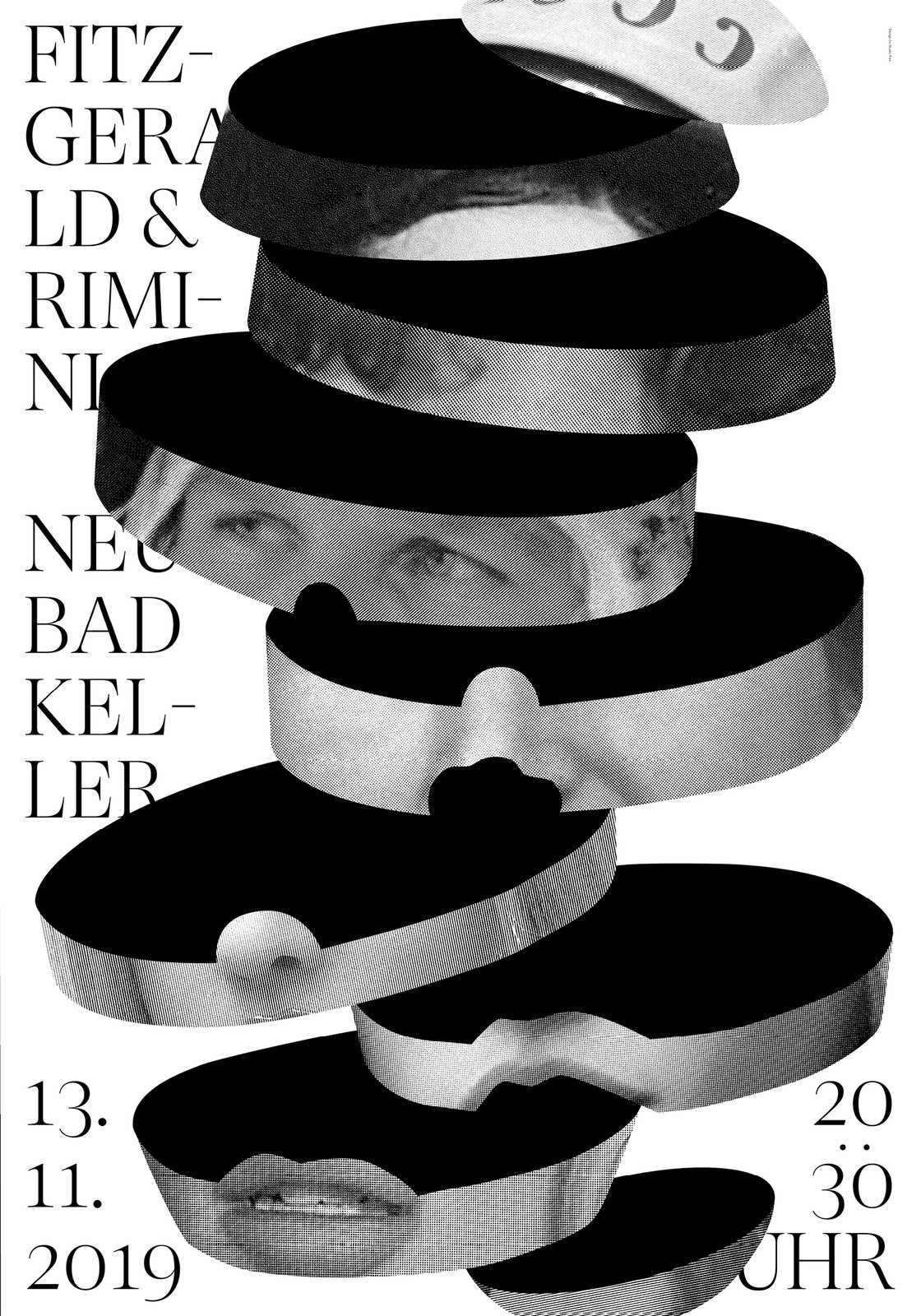 “Hype the fall”, 2019, by Michael Speranza - typo/graphic posters