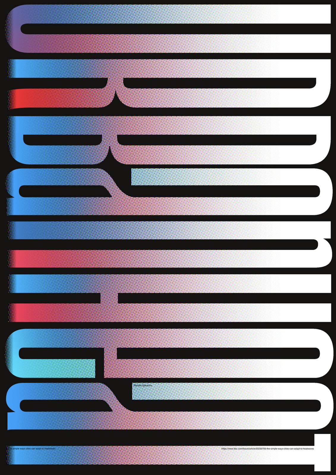 “Experimental newspaper poster series”, 2023, by Michael Speranza ...