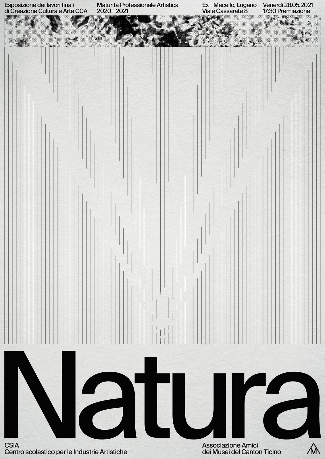 “Natura CCA”, 2020, by Monica Müller - typo/graphic posters