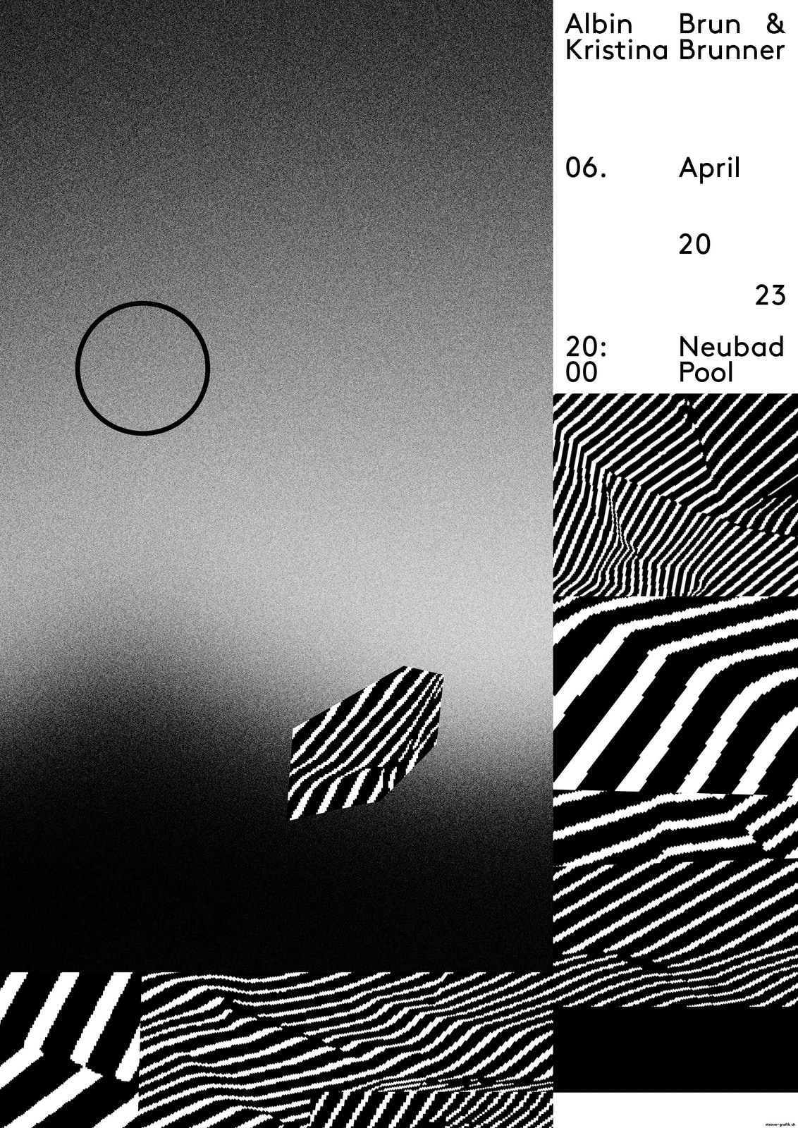 “Albin Brun & Kristina Brunner”, 2023, by Thomas Steiner for Neubad ...