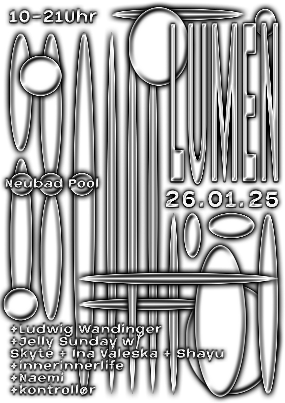 “Lumen Festival”, 2025, by Love Liebmann/taff.graff for Neubad - typo ...