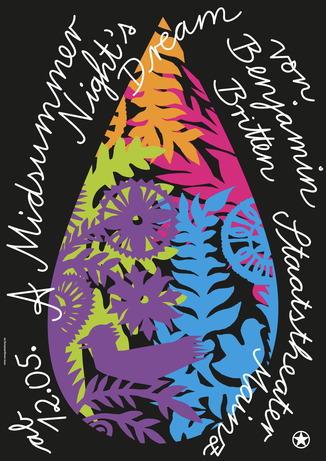 “Saul”, 2017, by neue gestaltung - typo/graphic posters