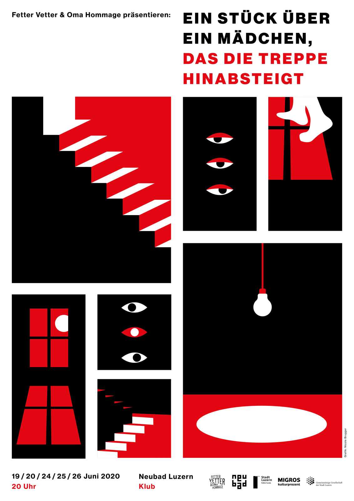 “Ein Stück über ein Mädchen”, 2020, by Nicole Brugger - typo/graphic ...