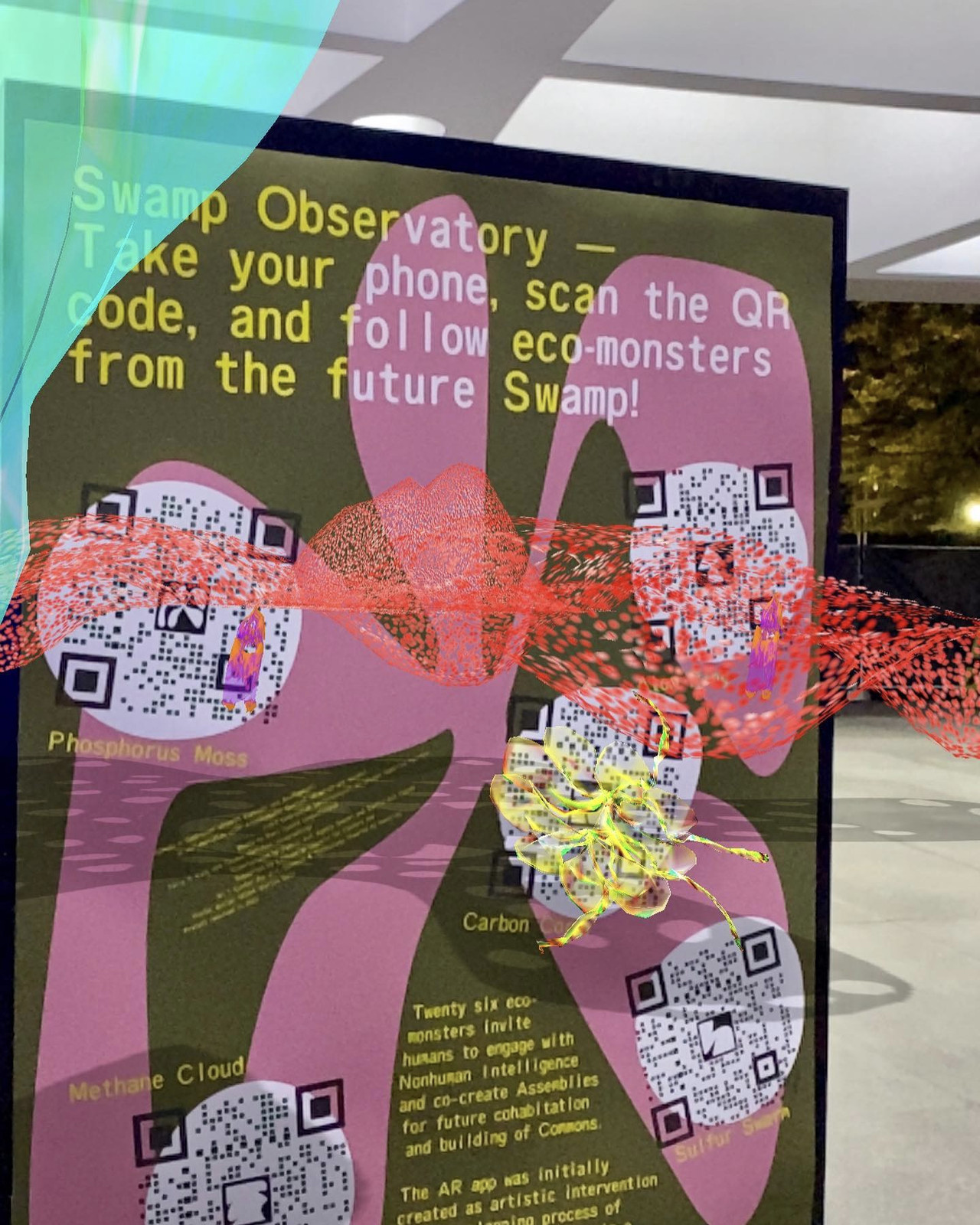 “Swamp Observatory ”, 2022, by NODE Berlin Oslo - typo/graphic posters