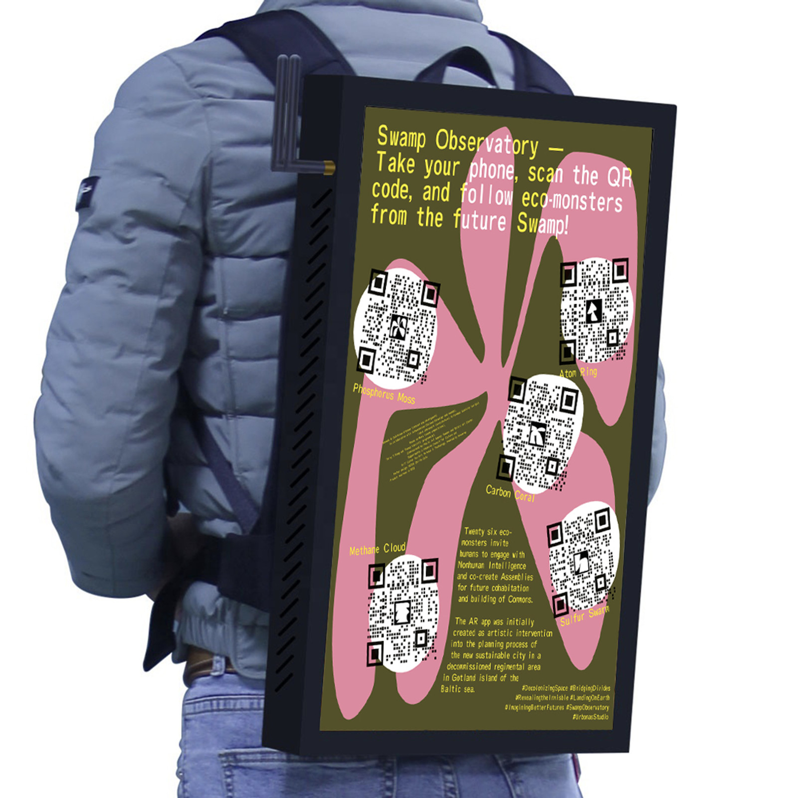 “Swamp Observatory ”, 2022, by NODE Berlin Oslo - typo/graphic posters