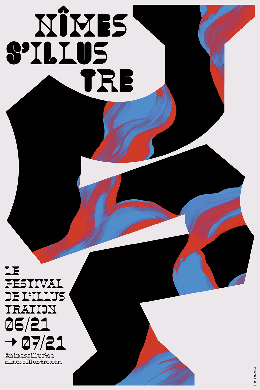 “Nîmes s'illustre 2022”, 2021, by Pierre Jeanneau - typo/graphic posters